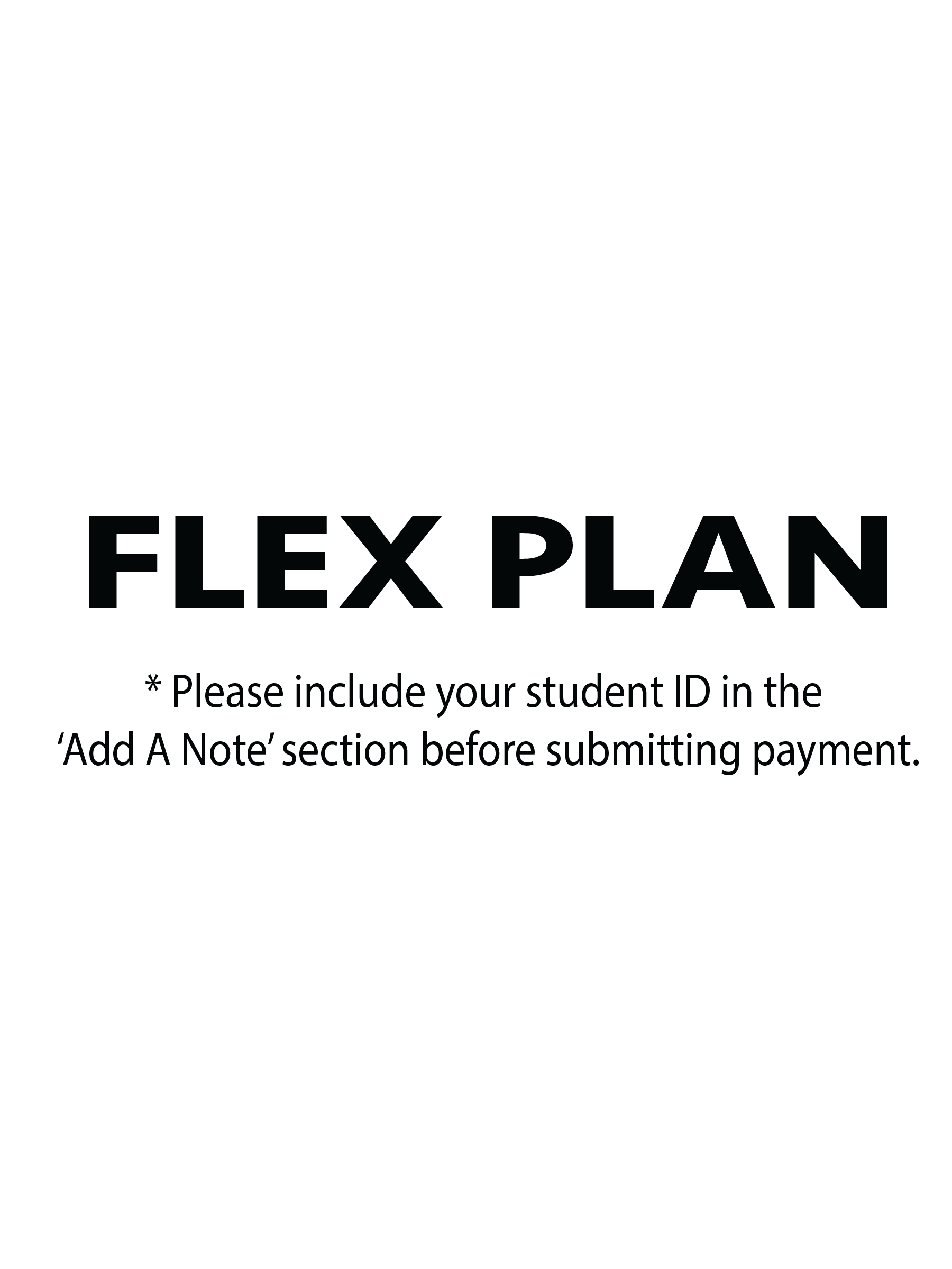 Flex Plan | The College Stores